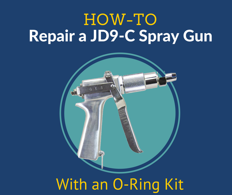 How to Repair a JD9-C Spray Gun With an O-Ring Kit